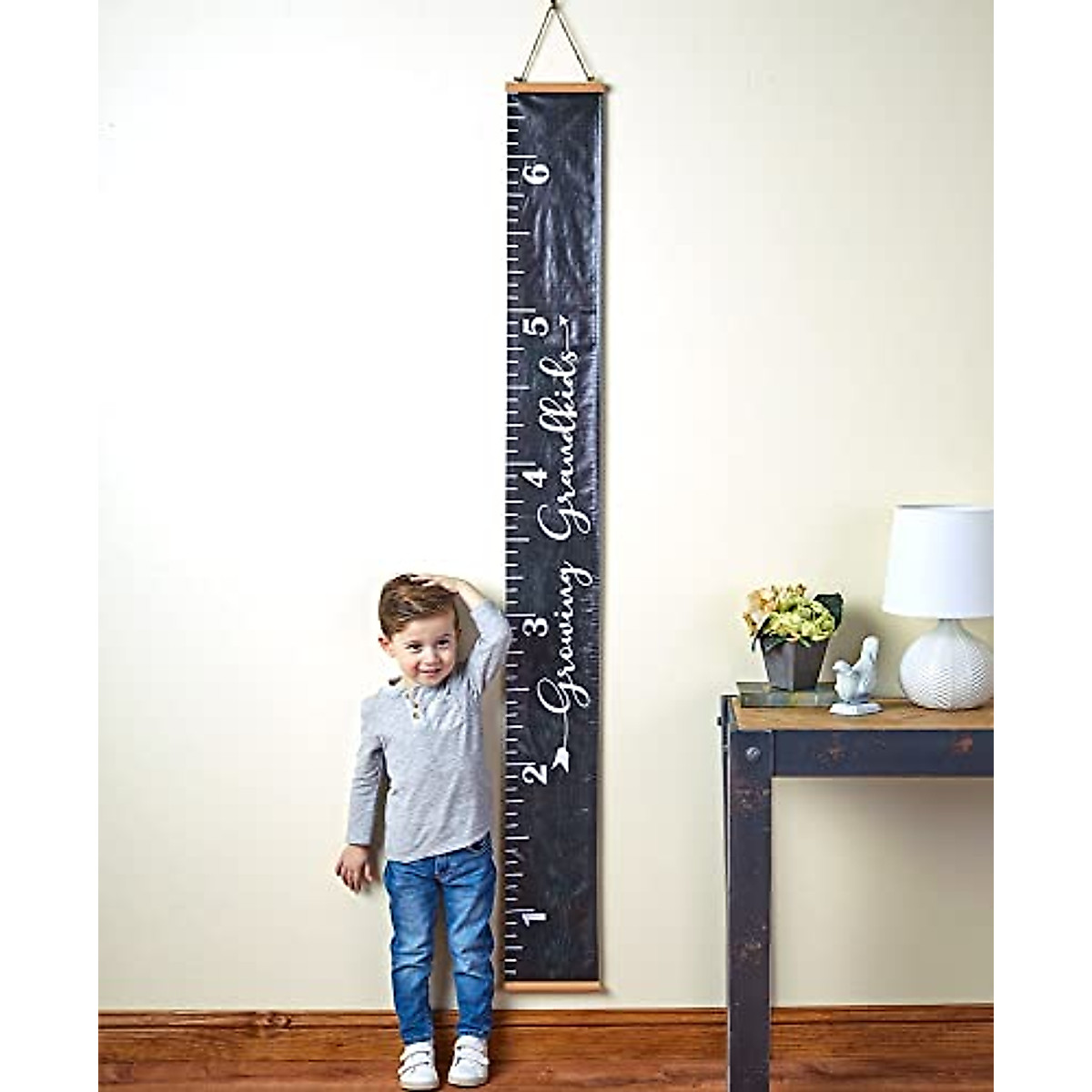 The Lakeside Collection Sentiment Ruler Growth Chart - Child Height Tracker - Growing Grandkids