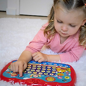 Learning Tablet for Toddlers 1-3 - Educational ABC Toy to Learn Alphabet, Number, Music & Words - Early Development Electronic Learning & Activity Game, Suitable for 1 2 3 Year Old Boys & Girls