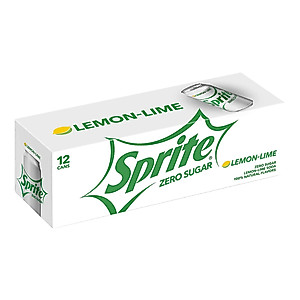 Sprite Zero Sugar Soda Bundled by Louisiana Pantry (12 oz Cans 12 Pack)