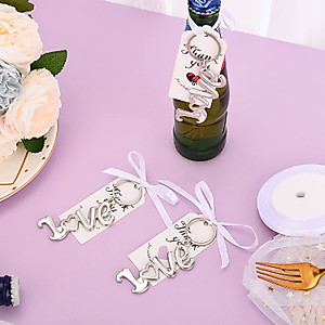 VZCBZC 24PCS Silver Love Bottle Openers for Wedding Favors Bridal Shower Favors,Gifts,Decorations or souvenirs for Guests