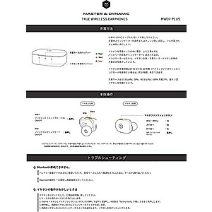 MASTER & DYNAMIC MW07 Plus True Wireless Earphones - Noise Cancelling with Mic Bluetooth, Lightweight in-Ear Headphones - Black Quartz
