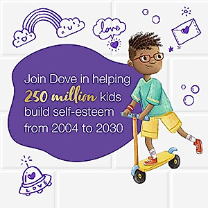 Dove Foaming Body Wash For Kids Berry Smoothie Hypoallergenic Skin Care 13.5 oz 4 Count