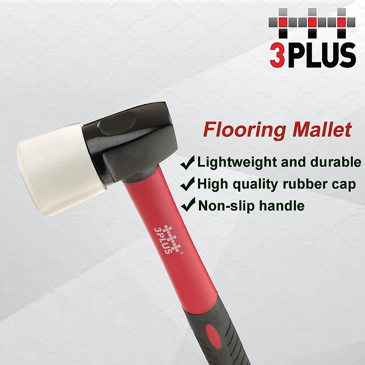 3PLUS HFSNSP-FM Fiberglass Handled Replacement Flooring Mallet