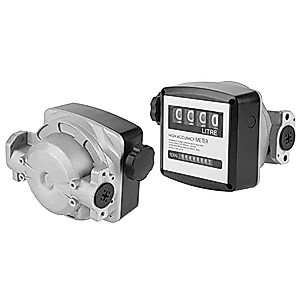 1% High Accuracy 1 Inch 4 Digital Gas Meter Counter Gauge Water Meter Flowmeter