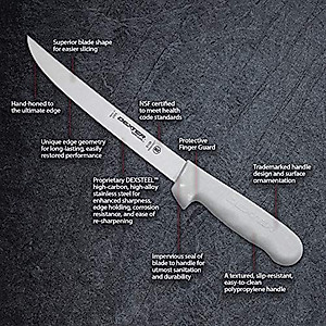 Dexter-Russell 8" Trimming /Fillet Knife, S138PCP, SANI-SAFE Series, White