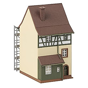 Faller 232175 N Scale 1:160 Kit of Old-Town House with Scaffolding - New