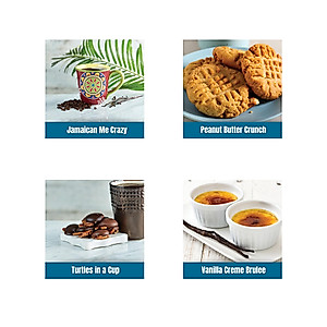 Gourmet Flavored Coffee Sampler Pack - 10 Bags of Unique Flavored Coffees - Roasted by Door County Coffee