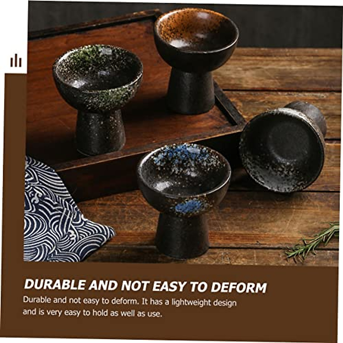 Mobestech Ceramic Ice Cream Bowl Glass Parfait Bowl Trifle Fruit Parfait Cups Mini Wine Glasses Stemmed Wine Glasses Glass Tumblers Drinking Glasses Dessert Cup Ceramic Bowl Trifle Dish Iced