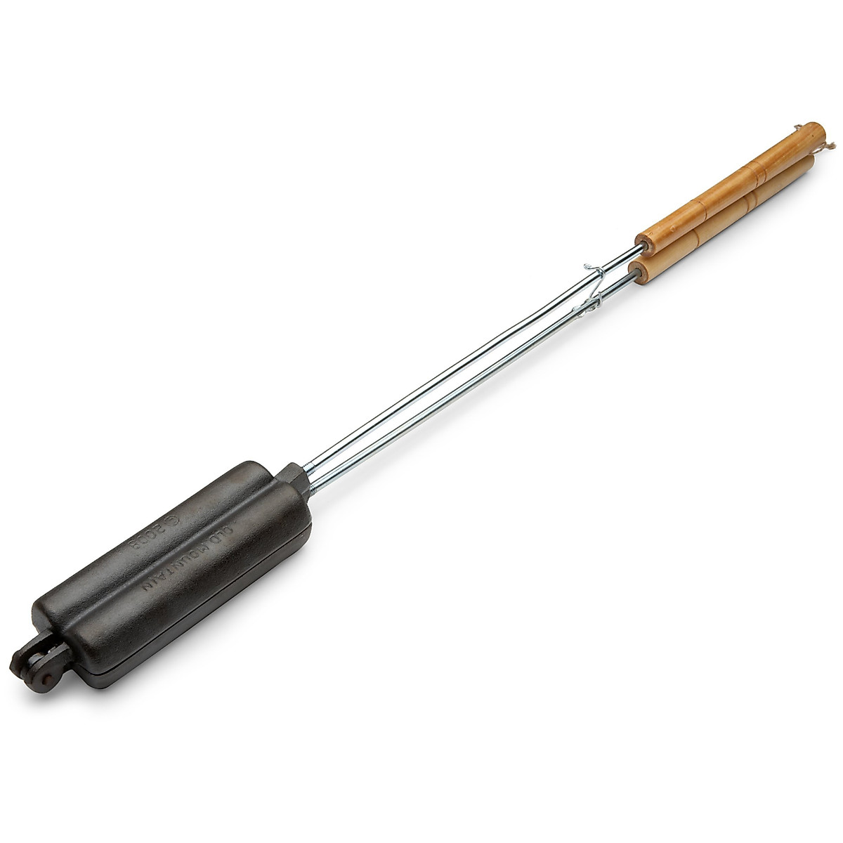 Old Mountain Pre Seasoned Double Hot Dog / Bratwurst Iron, 30 Inch Long