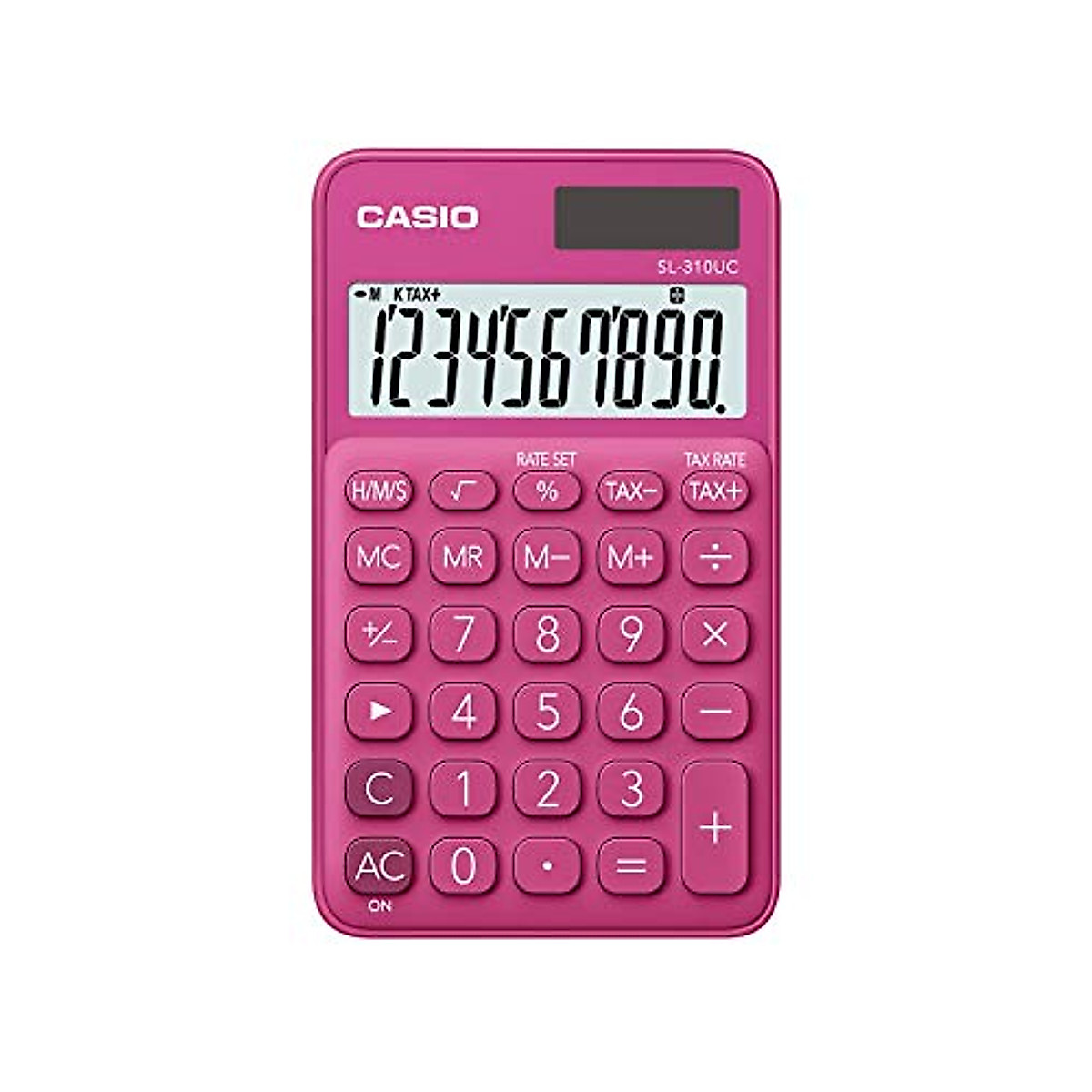 Casio sl-310uc-rd – Pocket Calculator, 0.8 x 7 x 11.8 cm, Red