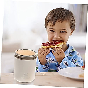 LIFKOME Sulated Soup Cup Handle Soup Mugs Lids Stainless Mug for Soup Microwave Soup Mug Lid Cereal to Go Bowl