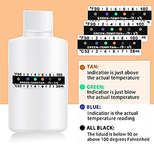 WXJ13 Urine Test Complete Kit Include Empty Bottles,Temperature Test Strips for Urine Testing