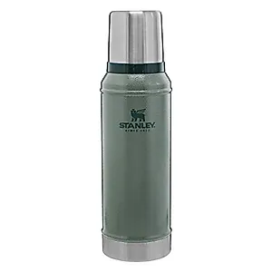 Stanley Classic Vacuum Insulated Wide Mouth Bottle - BPA-Free 18/8 Stainless Steel Thermos for Cold & Hot Beverages – Keeps Liquid Hot or Cold for Up to 24 Hours