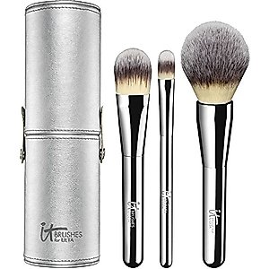 IT Cosmetics Complexion Perfection Essentials 3 Pc. Deluxe Brush Set & Case