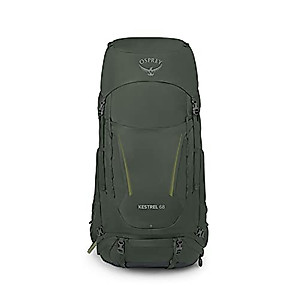 Osprey Kestrel 68L Men's Backpacking Backpack, Bonsai Green, L/XL