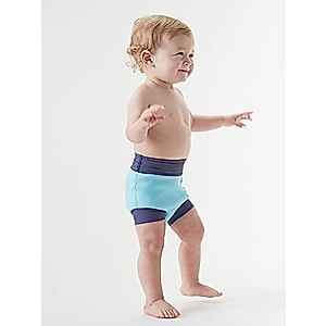 Splash About Happy Nappy Reusable Swim Diaper, Blue Cobalt, 3-4 Years