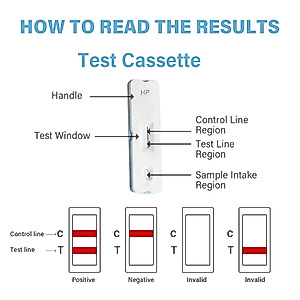HANASCAR H Pylori Test Kit, Helicobacter Pylori Test Kits at Home, 99.5% Accuracy, Results in 10-15 Minutes, Easy to Use