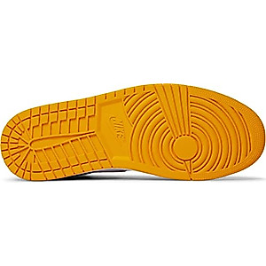 Nike Men's Air Jordan 1 High Retro OG 'Brotherhood' Basketball Shoes, University Gold/Light Bordeaux, 9