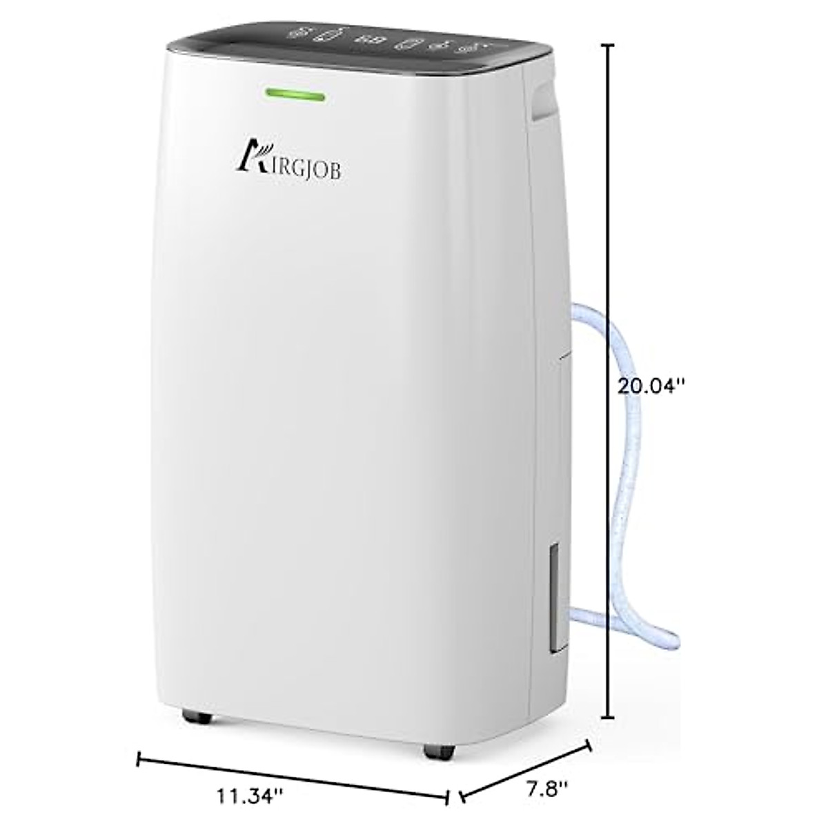 32-Pint Dehumidifier for Basement and Large Room - 2000 Sq. Ft, Quiet Dehumidifier for Large Capacity Room Home Bathroom Basements - Auto Continuous Drain Remove Moisture with Child Lock
