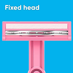 Gillette Venus Daisy Classic Disposable Razors for Women, 18 Count, Hair Removal for Women