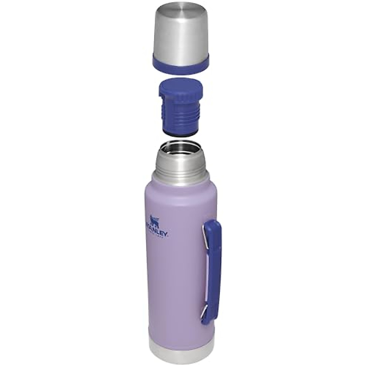 Stanley Classic Vacuum Insulated Wide Mouth Bottle - Lavender - BPA-Free 18/8 Stainless Steel Thermos for Cold & Hot Beverages - 1.5 QT, 10-11347-009