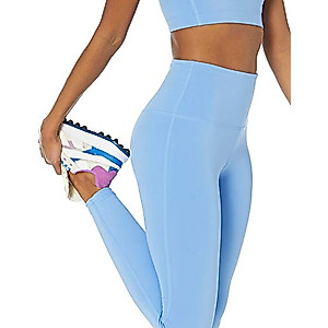 Amazon Essentials Women's Active Sculpt High-Rise Full-Length Legging (Available in Plus Size), French Blue, Small
