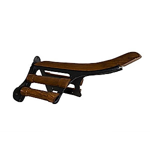 Tack Room Studio Cast Iron and Wood Saddle Rack