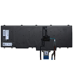 AUTENS Replacement US Keyboard for Dell Latitude E5550 E5570 5550 5580 5590 5591 / Precision 3510 3520 7510 7520 7710 7720 Laptop with Pointer No Frame (Backlight)