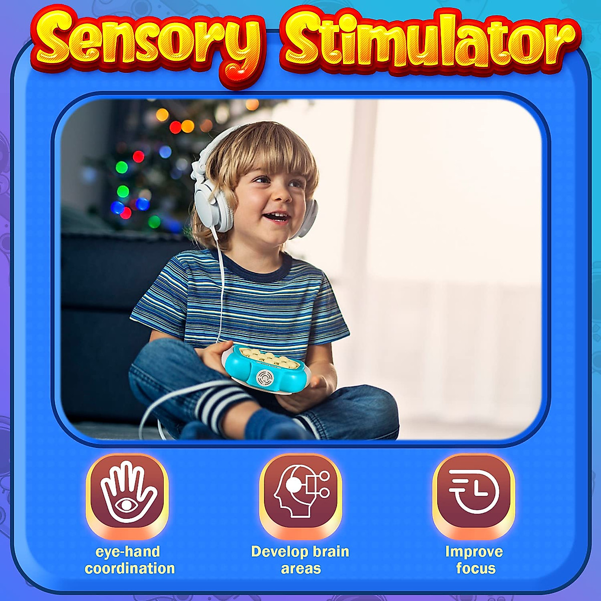 ORDTBY Handheld Travel Pop It Pro Games for Kids Electronic Fidgets Games Boy Girl, Gift for3 4 5 6 7 8 Year Old Boys Birthday Xmas, Light Up Pop It Game and Fidget Toys for Teen Boys 8-12