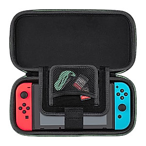 PDP Gaming Officially Licensed Switch Pull-N-Go Travel Case - Animal Crossing - Semi-Hardshell Protection - Protective PU Leather - Holds 14 Games - Works with Switch OLED & Lite - Perfect for Kids