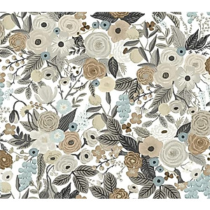Ismoon 16.1"x118"Floral Peel and Stick Wallpaper Self Adhesive Wallpaper Removable Wallpaper Watercolor Contact Paper Renovated Furniture for Cabinets Shelves Counter Tops Wall Decor Roll