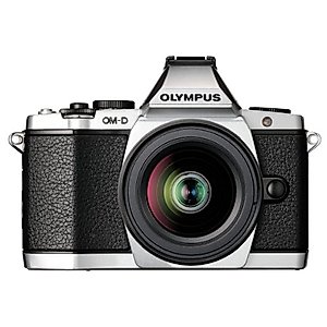 Olympus OM-D E-M5 16MP Live MOS Interchangeable Lens Camera with 3.0-Inch Tilting OLED Touchscreen and 12-50mm Lens (Silver) - International Version (No Warranty)