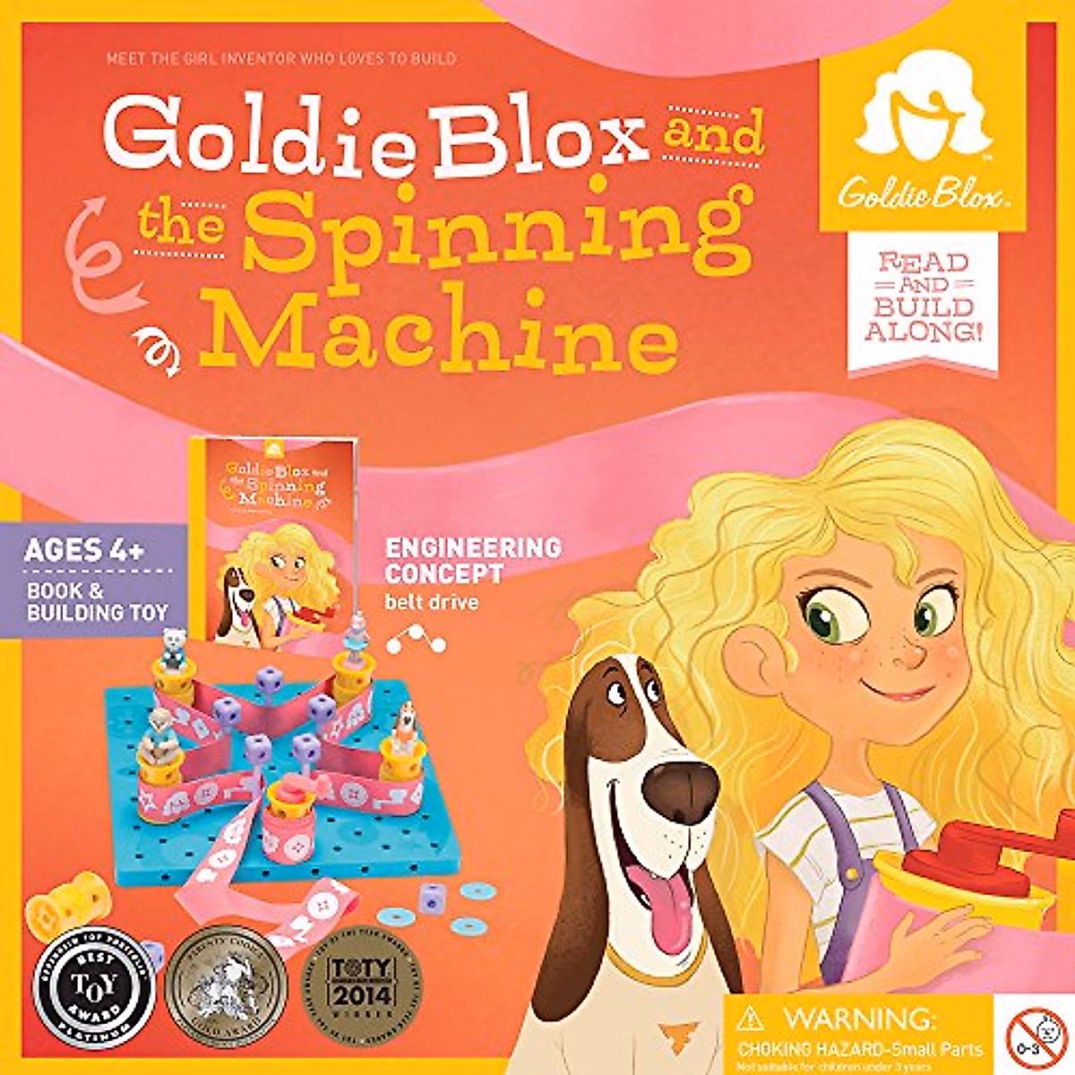 GoldieBlox and The Spinning Machine, 34 pcs