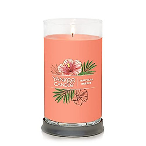 Yankee Candle Tropical Breeze Signature Medium Pillar Candle, 14.25oz