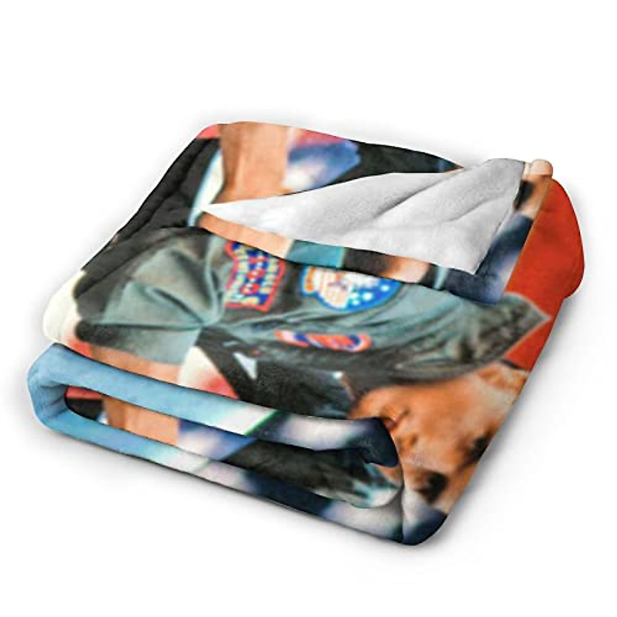 Comfortable Ultra-Soft Micro Fleece Blanket,Tom Cruise Fleece Blankets for Sofa Bed Travel 80"X60"