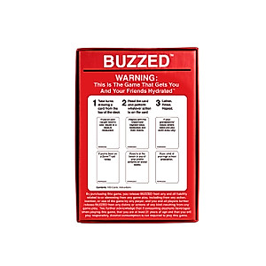 Buzzed Expansion Pack #1 - The Drinking Game That Will Get You & Your Friends Tipsy - Pool Party Games, Summer Party Games