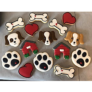 Dog Paw Cookie Cutter, Premium Food-Grade Stainless Steel, Dishwasher Safe