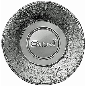 Smoker Bucket Drip Foil Liner Tray for Catching Grease, Compatible with Traeger, Oklahoma Joe, Behrens, Pitboss, Green Mountain, Pit Boss & Other Grill Bucket Accessories for Pro Pellet Oklahoma Joe's (12pk, 5.75 x 5.75 inches)