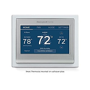 Honeywell Home RTH9585WF Wi-Fi Smart Color Thermostat + Wall Plate