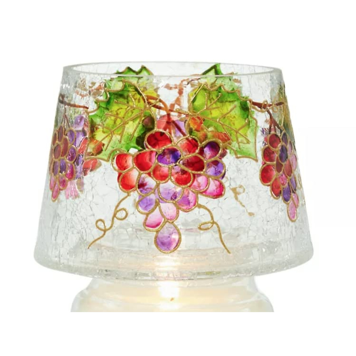 Yankee Candle Vineyard Grapes Crackle Glass Jar Candle Shade