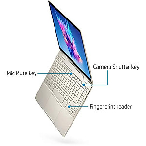 HP 2020 Envy x360 2-in-1 13.3" FHD IPS Touchscreen Laptop Intel Evo Platform 11th Gen Core i7-1165G7 8GB Memory 512GB SSD Pale Gold - Backlit Keyboard -Fingerprint Reader -Thunderbolt - WiFi 6