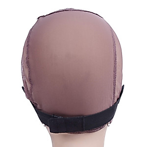 YANTAISIYU Adjustable Wig Elastic Bands with Hooks - 3 Set/Lot for Wig Making & Sewing - DIY Accessories (Black, 3.0 cm)