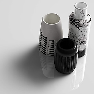 Mobili Fiver, First, Extendable Console Table 17.7(120) x35.4 in, High Gloss White, for 4-14 People, Space-Saving Dining Table, Italian Furniture