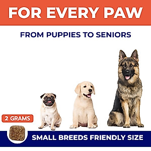 GOODGROWLIES Omega 3 Fish Oil for Dogs (360Ct) - Skin&Coat Chews - Dry & Itchy Skin Relief + Allergy Support - Shiny Coat - EPA&DHA Fatty Acids - Salmon Oil Chews Promotes Heart, Hip & Joint Support