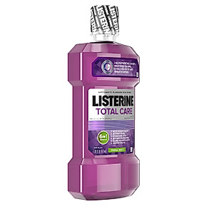 Listerine Total Care Anticavity Mouthwash, Fresh Mint, 1 L (Pack of 5)