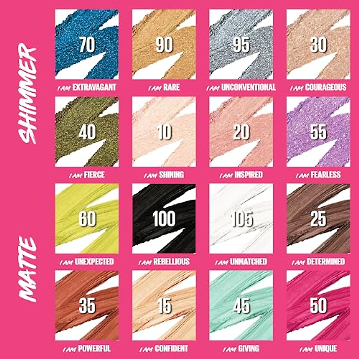 MAYBELLINE Color Tattoo Longwear Multi-Use Eye Shadow Stix, Eye Makeup, I am Shining (Light Pearl Shimmer)