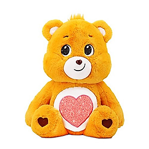 Care Bears 18" Plush - Tenderheart Bear with Glitter Belly Badge - Soft Huggable Material!