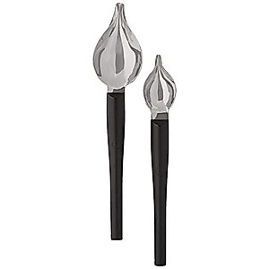 Mercer Culinary Precision Drawing Decorating Spoon Set, Large/Small, Stainless Steel