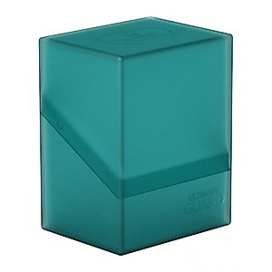 Ultimate Guard Boulder 80+, Deck Case for 80 Double-Sleeved TCG Cards, Malachit, Secure & Durable Storage for Trading Card Games, Soft-Touch Finish
