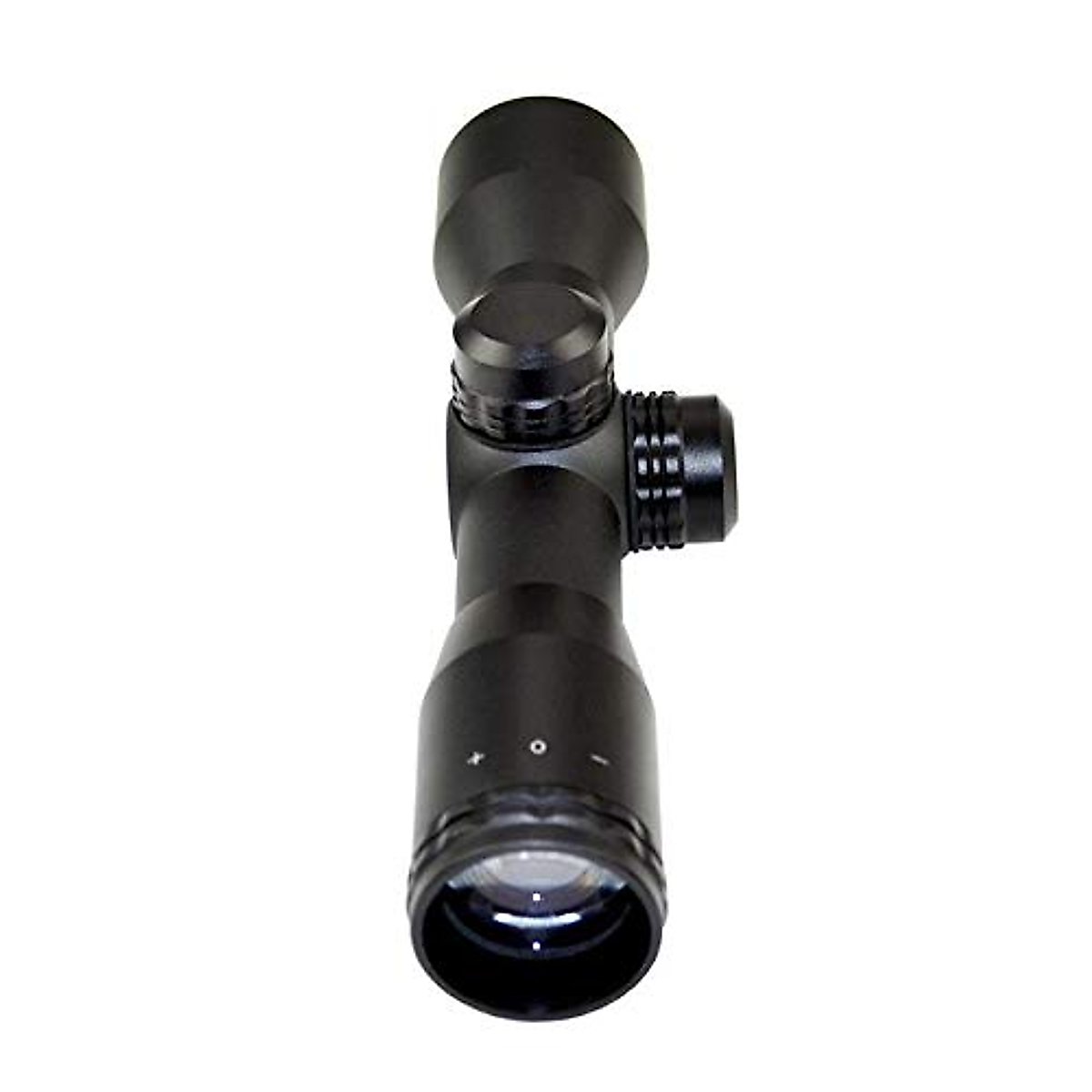 DB TAC INC 4X32 Compact Scope with Mil-Dot Reticle and 1" Picatinny Scope Rings